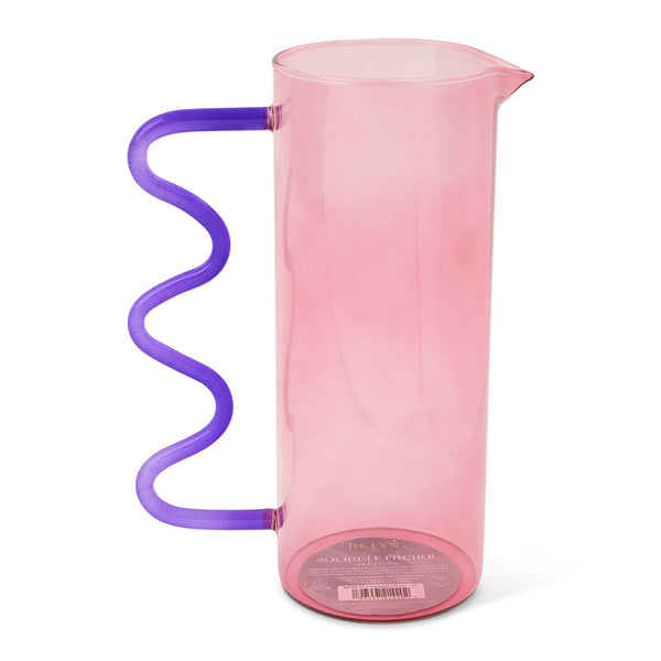 Squiggle Pitcher | Violet/Purple | Kitchen Art | Wrapt